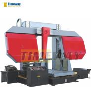 China 550mm Cutting Capacity Semi Automatic Metal Band Sawing Machine with 60m/min Blade Speed for sale