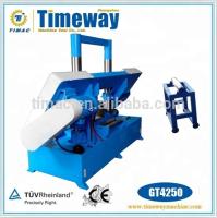 China 69 m/min Blade Speed Double Column Hydraulic Band Sawing Machine for Metal Cutting for sale