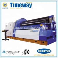 China Four Roller Plate Rolling Machine HFR-30*2500 with Pre-Bending and 30mm Max. Thickness for sale