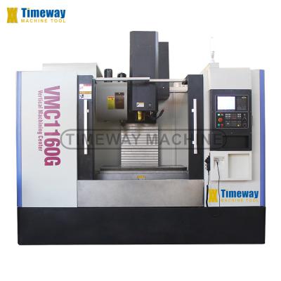 China Vertical CNC Milling Machine VMC1160G with High Precision ±0.003mm Positioning Accuracy for sale