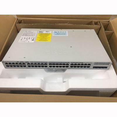 China Cisco C9200L-48P-4X-E 48-Port Gigabit PoE+ Switch with 4x10G Uplinks and 128 Gbps Capacity for sale