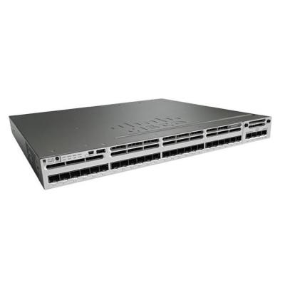 China Cisco Catalyst 3850 24-Port SFP Gigabit Ethernet Switch with 14.8G Capacity and Stackable Design for sale