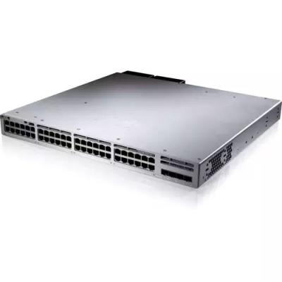 China Cisco Catalyst 9300L-48T-4X-E Network Switch 48 Port Gigabit Ethernet 4x10G Uplink 320 Gbps Stacking for sale