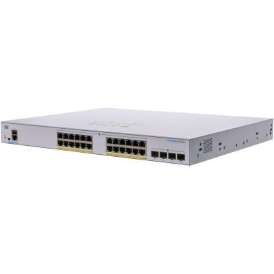 China CBS350-24P-4G-CN Network Switch with 24 PoE+ Ports, 4 x 1G SFP Uplinks, 128 Gbps Switching Capacity for sale