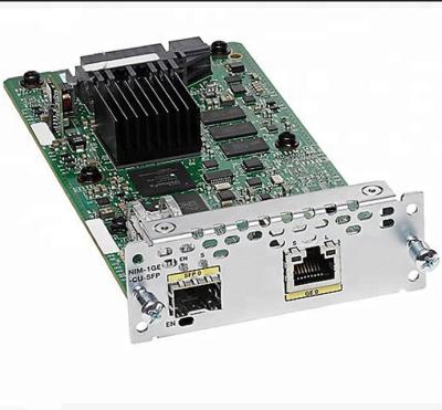 China Cisco NIM-1GE-CU-SFP= 1-Port Gigabit Ethernet WAN Module for 4000 Series ISR - 32 x 89 x 184 mm for sale