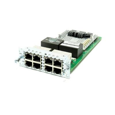 China NIM-8CE1T1-PRI 8-Port Gigabit Ethernet Card with 2.05 Mbit/s Data Rate and Multiflex Trunk Voice/Channelized Support for sale