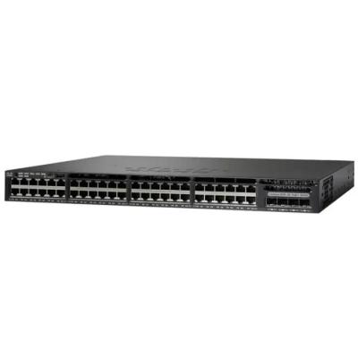 China Cisco Catalyst 3650 WS-C3650-48TQ-L 48 Port Gigabit LAN Switch with 4x10G Uplink for sale