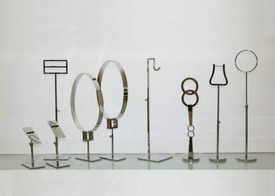 China Stainless Steel Store Display Props For Bags / Tie / Shoes / Belt Customized Size for sale