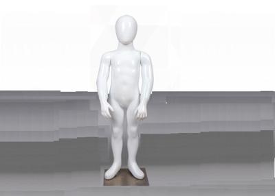 China Fiberglass Full Body Child Display Mannequin With Egg Face 8-12 Age Grades for sale