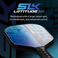China Custom Lightweight SLK Latitude 2.0 Pickleball Paddle G4 Graphite Pickleball Paddle Face for sale