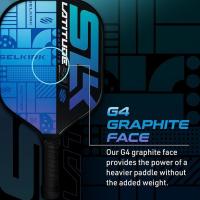 China Custom Lightweight SLK Latitude 2.0 Pickleball Paddle G4 Graphite Pickleball Paddle Face for sale