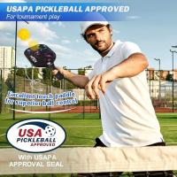 China USAPA Approved Fiberglass Surface Pickleball Set with Indoor Pickleball Rackets Pickleball Paddles Set for sale