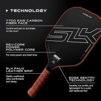 China Custom 2024 Selkirk SLK Halo Control Halo Power Raw Carbon Fiber Pickleball Paddle with a Rev-Core Power Polymer Core for sale