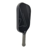 China Carbon Fiber Pickleball Paddle Professional Elongated Racket Design 2024 Black Racket for sale