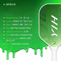 China 16.4*6.4 inch Cold-Cut Mold Graphite T700 Carbon Fiber Pickleball Paddles USAPA Standard for sale