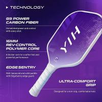 China YIH Sport Graphite XL Pickleball Paddle Professional Carbon Fiber 16mm Thickness for sale