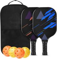 China Lightweight Pickleball Practice Paddle 16mm Personalized Pickleball Racquet Set for sale