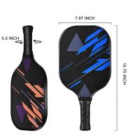China Lightweight Pickleball Practice Paddle 16mm Personalized Pickleball Racquet Set for sale