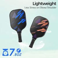 China Lightweight Pickleball Practice Paddle 16mm Personalized Pickleball Racquet Set for sale