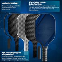 China Rectangular Shape Pickle Ball Rackets , Womens Pickleball Paddles 16mm for sale