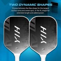 China Beginner's Pickleball Paddle T700 Carbon Fiber Racket with XL Size and USAPA Approval for sale