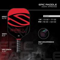 China Adults Largest Sweet Spot Pickleball Paddle Set 2 Paddle 4 Ball With 1 Bag for sale