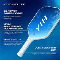 China 41.8cm Adults' YIH Thermoformed Head to Handle Graphite Pickleball Paddle for Perfect Balance for sale