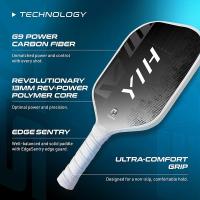 China Professional Pickleball Paddles YIH Custom XL Paddle Size and 0.63 inch Thickness for sale