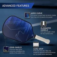 China 225 /-5g JOOLA Pickleball Paddle Raw T700 Carbon Fiber Surface with Elongated Handle for sale