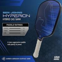 China Adults JOOLA Ben Johns Hyperion Pickleball Paddle Carbon Fiber Rackets 418*190*16mm for sale