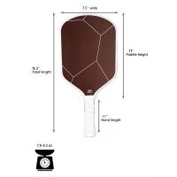 China 230g Kevlar Carbon Fiber Pickleball Paddle T700 Polypropylene Core Pickleball Paddle for sale