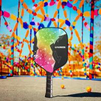 China 40cm Fiberglass Pickleball Paddles 220g With Increased Power / Feel for sale
