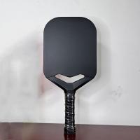 China Black Composite Pickleball Paddles 16mm PP Honeycomb Pickleball Paddle for sale