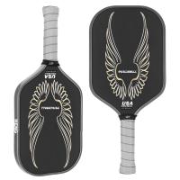 China 16MM USAPA Approved PP Honeycomb Core Thermoformed T700 Carbon Fiber Pickleball Paddle for sale