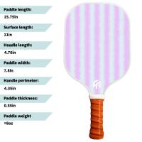 China Outdoor Sports Pickleball Paddle with Customization Options and Glass Fiber Material for sale