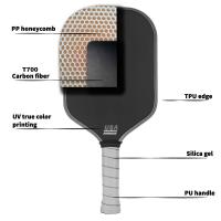 China T700 Carbon Pickleball Paddle 16mm Custom Made Pickleball Paddles OEM ODM for sale