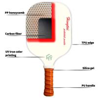 China USAPA Pickle Ball Paddle Set All Carbon Fiber Thermoformed Pickleball Paddle Custom Logo for sale