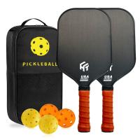 China PP Honeycomb Core Custom Pickleball Racket Carbon Fiber Thermoformed T700 Pickleball Paddles for sale