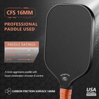 China 3k Frosted Surface Carbon Fiber Pickleball Paddle OEM ODM For Outdoor Sports Fitness for sale