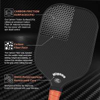China 3k Frosted Surface Carbon Fiber Pickleball Paddle OEM ODM For Outdoor Sports Fitness for sale