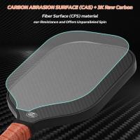 China 3k Frosted Surface Carbon Fiber Pickleball Paddle OEM ODM For Outdoor Sports Fitness for sale