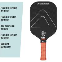 China Outdoor Sports Thermoformed Pickle Paddle with USAPA Approved Racket and Custom Logo for sale