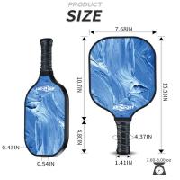 China Professional Grade Pickleball Paddles for Match Practice 5-80 Age Group Custom Design for sale