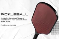China 16mm Thick Durability T700 KVL Carbon Fiber Pickleball Paddle for Customizable Outdoor for sale