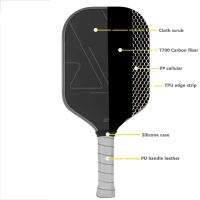 China USAPA Approved Polypropylene Honeycomb Core Pickleball Paddle 16mm for sale