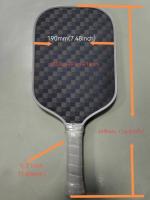 China Thermoformed Yellow PP Honeycomb Core Pickleball Paddle High Rotation Age Group 5-80 for sale