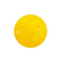 China 26g PE Yellow 40 Hole 74mm TPE High Elastic Indoor Outdoor Pickleballs For Pickleball Lovers for sale