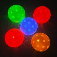 China 74mm Length Outdoor Pickleball Balls With PE Super Hard Injection / 40 Hole Diameter for sale