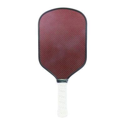 China Customizable Carbon Fiber Outdoor Pickleball Paddle with USAPA PP Honeycomb Core 230g for sale