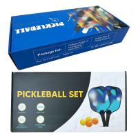 China ODM Carbon Fiber Surface Pickleball Paddle Custom Logo Pickleball Racquet Set for sale